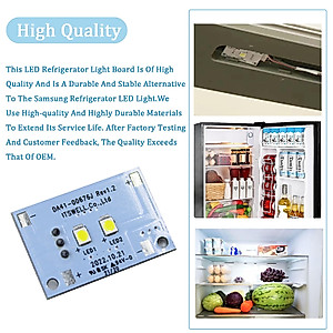 DA41-00676J Refrigerator assembly Lamp Refrigerator LED Light Compatible with Samsung AP6000168 PS11732779