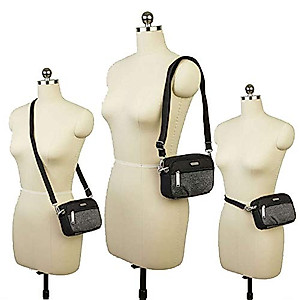 Baggallini womens Crossbody Handbag, Blackberry Antitheft, One Size US