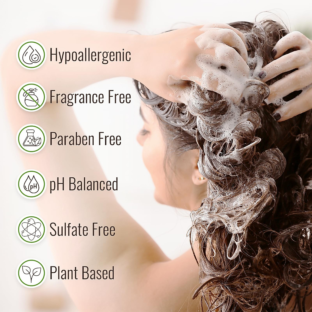 Wild Naturals Eczema Shampoo & Conditioner Set for Men & Women - Anti Dandruff Shampoo for Dry Scalp & Hair - Soothing Relief for Itchy Scalp - Psoriasis Shampoo for Scalp Treatment