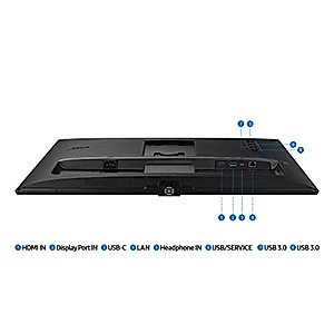 SAMSUNG 32-Inch ViewFinity S80PB Series UHD Monitor, DCI-P3 98%, VESA DisplayHDR 600, IPS Panel, Matte Display, USB-C, PIP/PBP, Intelligent Eye Care, LS32B806PXNXGO, 2023,Black