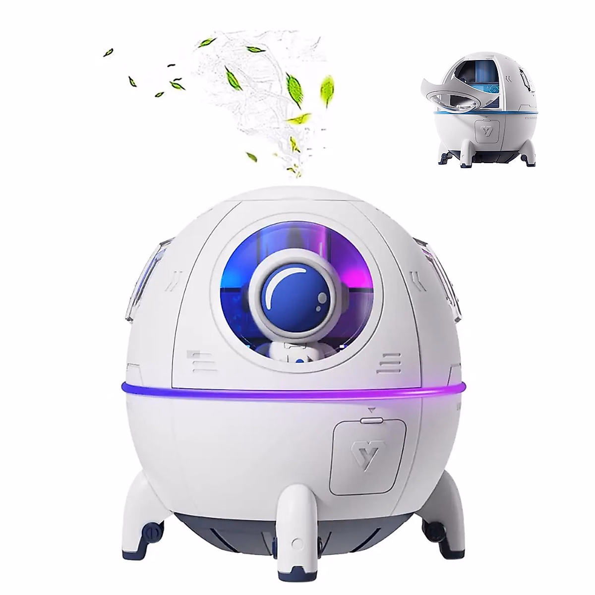 Humidifiers for Bedroom Kids Nursery,Mini Cool Mist humidifier,Baby Diffuser with Nightlight,Small Cute Ultrasonic Quiet Plant Humidifiers, Auto-Shut Off,for Home Office,BPA Free