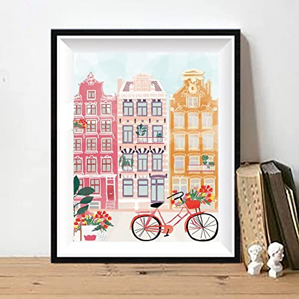 LIULIMI DIY 5D World Landscape Diamond Painting Kit, Diamond Art Kit, Round Diamond Art Full Diamond Cartoon Style 12 X 16 in (Romantic Castle)