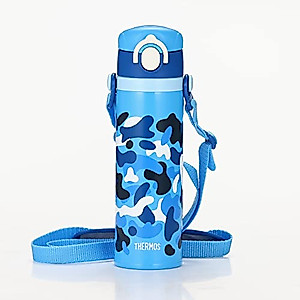 Thermos JOI-500 BL Water Bottle, Vacuum Insulated Kids Travel Mug, 16.9 fl oz (500 ml), Blue