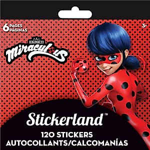 Miraculous Ladybug and Cat Noir - Activity Bundle - Miraculous Ladybug Stickers, Miraculous Ladybug Raised Stickers, 2-Sided Door Hanger