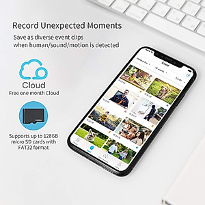 blurams Outdoor Indoor Security Camera Bundle Set, 1080p Dome Camera w/ Two-Way Audio | Sound/Person Detection | IR Night Vision | Cloud&Local Storage | Compatible with Alexa and Google Assistant