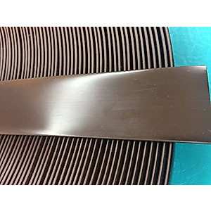 Dark Brown 1.5" Wide 20' Length Chair Vinyl Strap Strapping for Patio Lawn Garden Outdoor Furniture Matte Finish Color