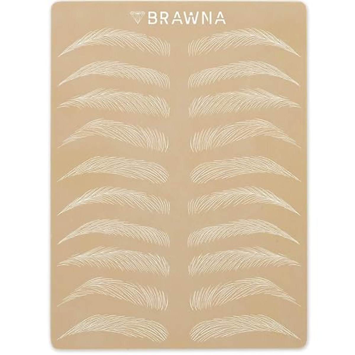 6 pcs Microblading Practice Skin - Inkless Double Sided Practice Skin For Eyebrow Tattoos - Fake Skin Sheets - Microblading Supplies - Microshading Kit - PMU Supply