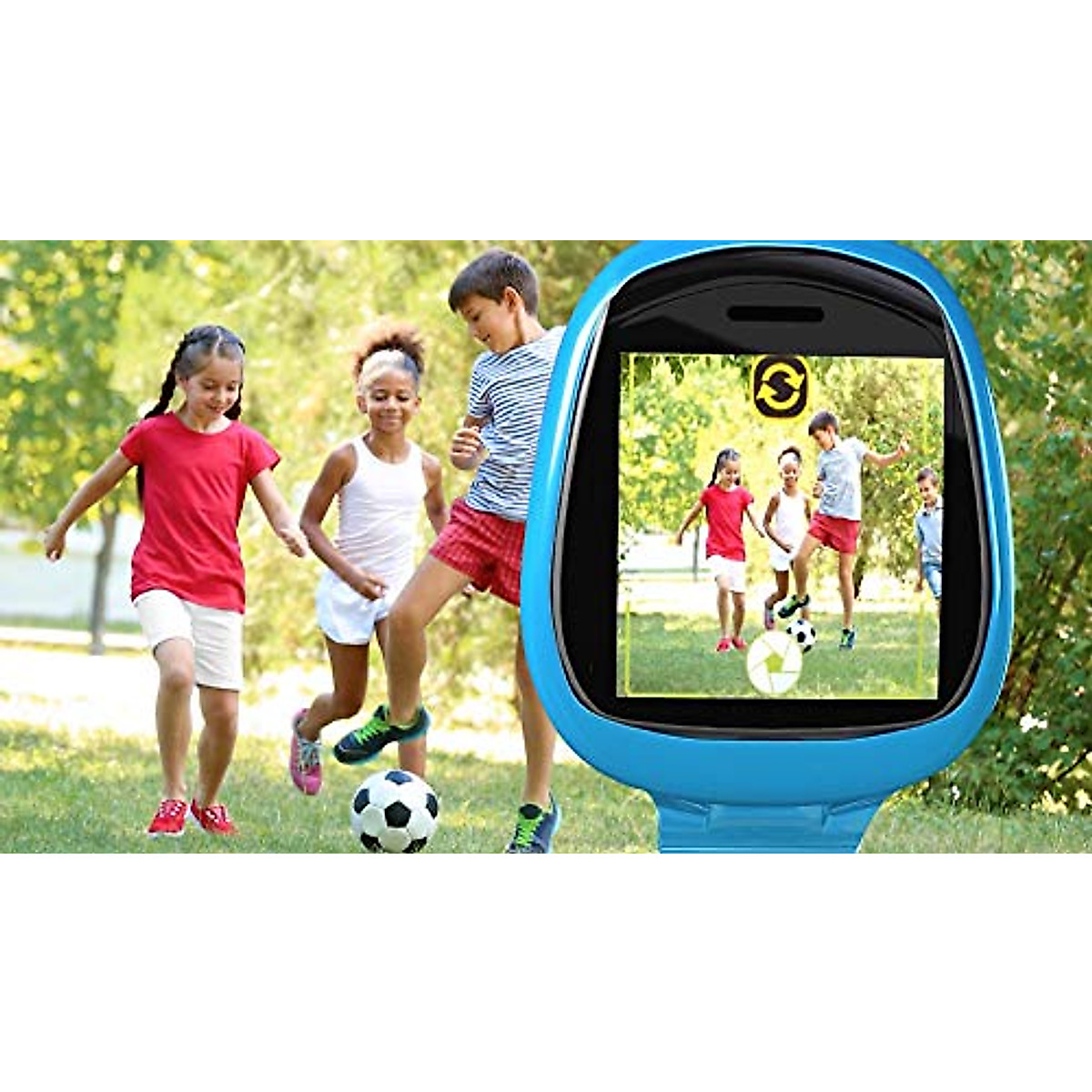Little Tikes Tobi Robot Smartwatch - Blue with Movable Arms and Legs, Fun Expressions, Sound Effects, Play Games, Track Fitness and Steps, Built-in Cameras for Photo and Video 512 MB | Kids Age 4+