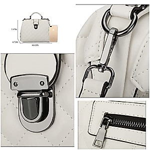 Jopchunm Top Handle Satchel Quilted Crossbody Bags Designer Purses and Handbags for women