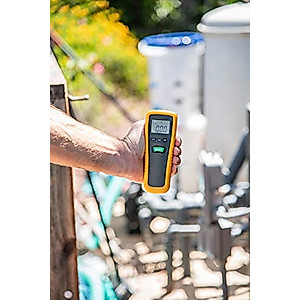 Basic Ammonia Meter by Forensics | 0-100ppm with 1ppm Resolution | Farm, Poultry, Pig & Livestock | Soft Touch Rubber Grip | Large Display & Backlight | Mode: FD-NH3000 | Yellow
