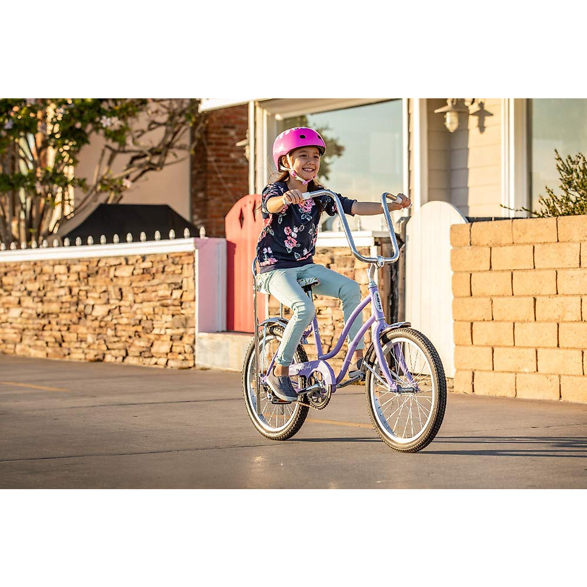 Schwinn Fair Lady Cruiser Bike, 20-Inch Wheels, Purple