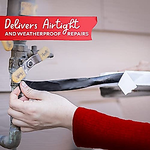 Butyl Tape RV Black, 3/4 in x 45 Ft, 1/8 in Thick EDPM Butyl Rubber Sealant Tape - Roof Patching, Boat Sealing, Leak Proof Butyl Putty Tape - XFasten