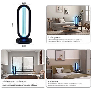 Lumivyx Haloclean UV - 2024 New Upgrades Home Disinfection Device, Uvo254 Powered Home Disinfection Tower, With 3 Speed Timing And Remote Control, For Basement Bedroom Kitchen, With Ozone (2 Pcs)