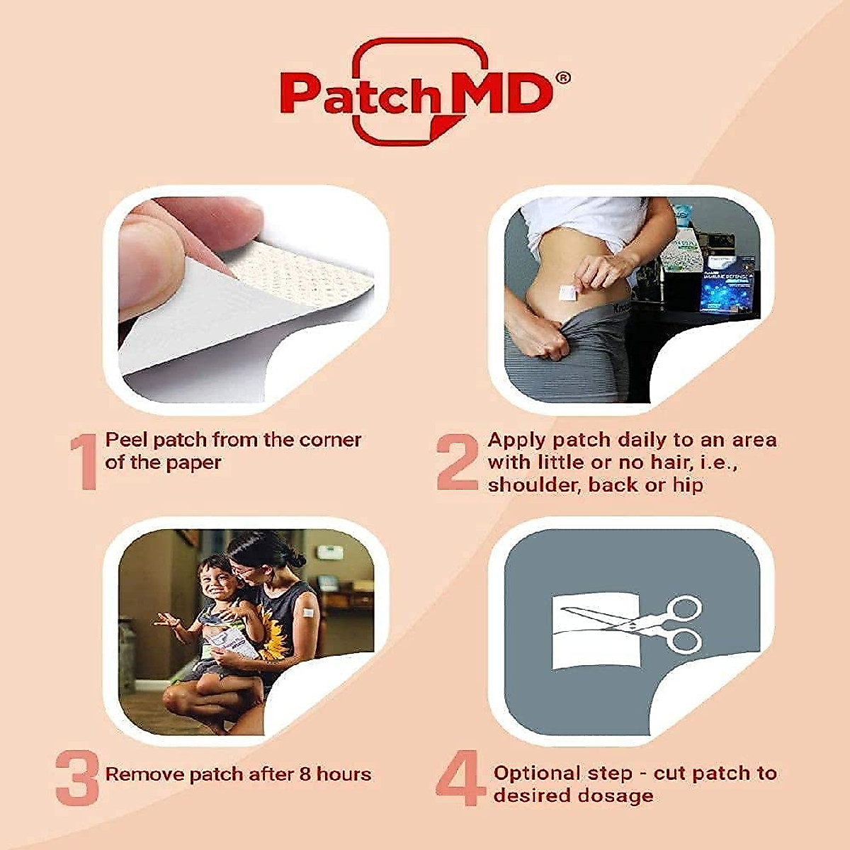 PatchMD Kids Omega-3 Topical Patches - 30 Days Supply