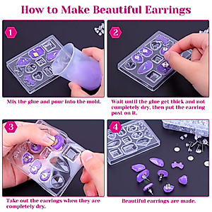 Earring Posts and Backs, Shynek 1800pcs Earring Making Supplies with Stainless Steel Earring Posts and Earring Backs for Studs, Earring Making Kit for DIY Earrings and Jewelry Making