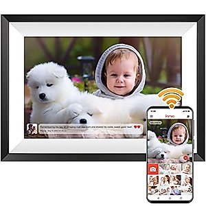 Digital Picture Frame WiFi,MARVUE Digital Photo Frame 10.1 inch 1280x800 IPS Touch Screen HD Display, 16GB Storage Auto-Rotate,Easy to Share Photo/Video via Frameo App, Cloud from Anywhere