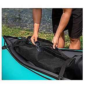 Tobin Sports Wavebreak Kayak. Inflatable Kayak for Two Adult Person. Tandem Fishing Kayak. Twin Lightweight Kayak is Also a Foldable Canoe.