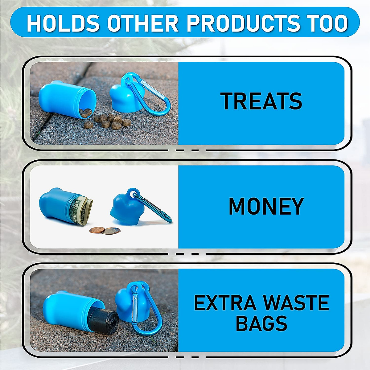 TREATPOD Treat Holder - Leash Dog Treat Pouch and Portable Training Container