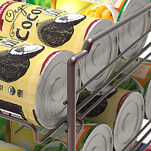 SimpleHouseware Stackable Can Rack Organizer, Bronze