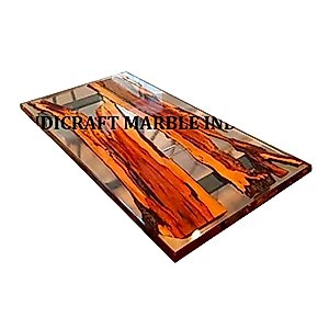 Epoxy Table, Epoxy Resin River Table, Live Edge Wooden Table, Natural Wood, Dining table, Natural Epoxy Table, Resin Table