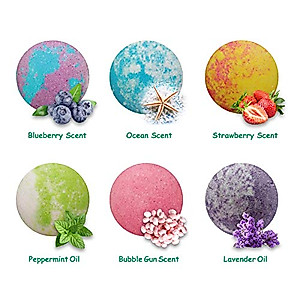 CF Natural Daily Cars Bath Bomb Gift Set with Pull-Back Cars Inside, 6 Pack 7oz Huge Bath Bombs for Kids, Organic Rich Foam and Strong Fizzie Bath Bombs for Chrildren…