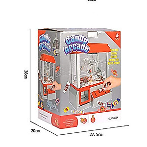 Xiangtat Large Claw Toy Grabber Mini Arcade Machine with Lights & Sounds - Electronic Claw Toy Grabber Machine, Animation, Authentic Arcade Sounds for Exciting Play – with Volume Control Switch