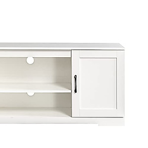 Zinus Bennett TV Stand, White