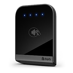 Shopify Tap & Chip Card Reader - POS Hardware for Retail, Small Business - Mobile Wireless Point of Sale Credit Card Reader Device for Contactless Payment