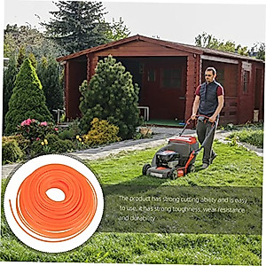HANABASS Mowing line Grass Trimmer Wire Mower Accessories Brush Cutter line Trimmer line for Mower Garden Trimmer line Cordless Weed Wacker Brush Cutter Trimmer line Steel Wire Jagged