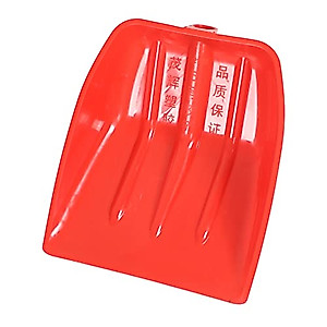 Snow Shovel, Plastic Garden Shovel Tough Durable for Fallen Leaves for Rubbish(41 X 35cm / 16.1 X 13.8in)