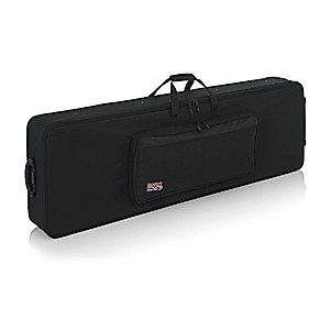 Gator Cases Lightweight Rolling Keyboard Case for 88 Note Keyboards and Electric Pianos (GK-88)