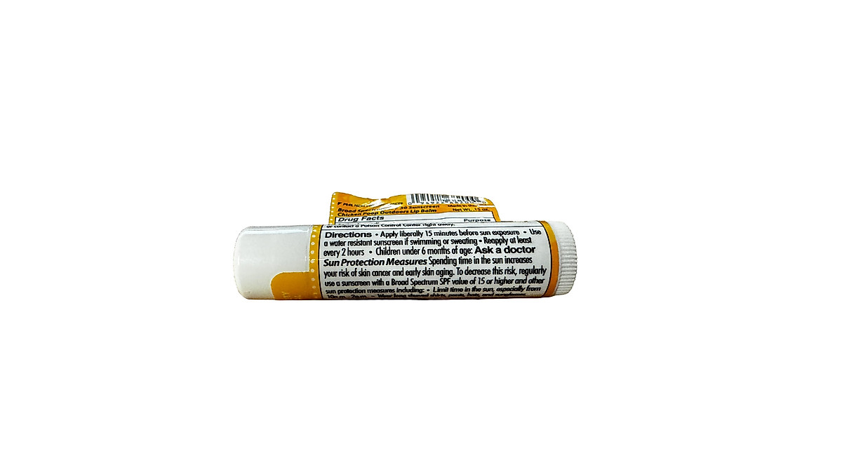 Natural Chicken Poop Lip Balm - 4 Flavors & SPF 30