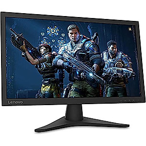 Lenovo G24-10 23.6-inch Gaming Monitor, FHD, TN Panel, LED Backlit, NVIDIA G-SYNC Compatible, 144Hz, 1ms Response, HDMI, DP, Low Blue Light, Anti-Glare