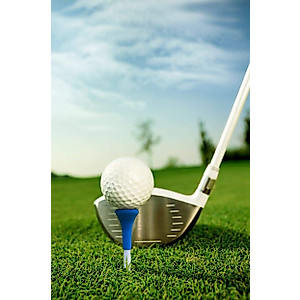 THF Plastic Golf tees with Soft Rubber Cover 3 1/4 83mm Pack of 50 Almost Unbreakable