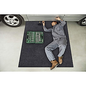 Delooant Maintenance Mat for Under Car or Equipment, Soft and Comfortable,Absorbent,Waterproof,Reusable,Washable,Protect Floor Clean(Maintenance Mat:36inches x 60inches)