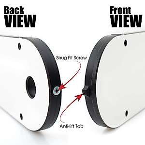 Phenolic Zero Clearance Insert for Delta Uni-Saw Contractor | Large Grizzly and Other Table Saws with a 13-3/8” x 3-3/4” x 1/2” Throat Plate Opening