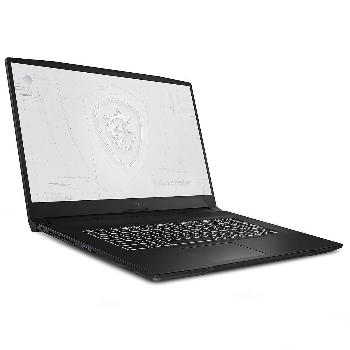 MSI WF76 11UI-400 FHD Mobile Workstation Intel Core i7-11800H Quadro T1200 16GB RAM 512GB NVME SSD WIN11 Pro 3 Year onsite Warranty - Black (11UI-647)