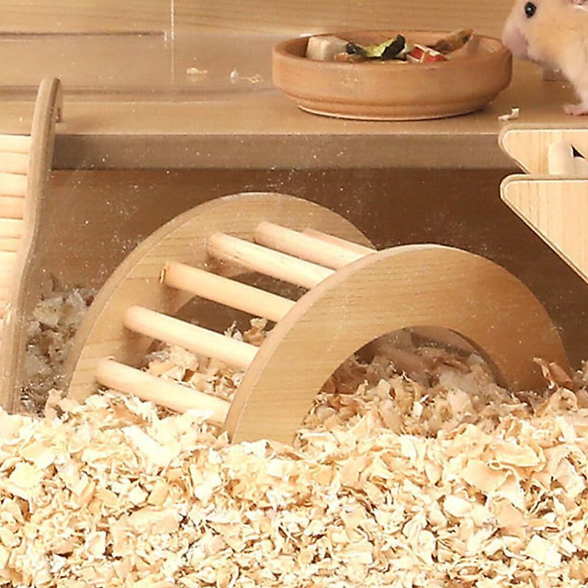 Ipetboom Hamster Toy Bridge Rat Ladders Hamster Ladder Hamster Toys Hamster Bridge Hamster Cage Ladder Chinchilla Climbing Toy Chinchilla Bridge Toy Chinchilla Training Ladder Hamster Stuff