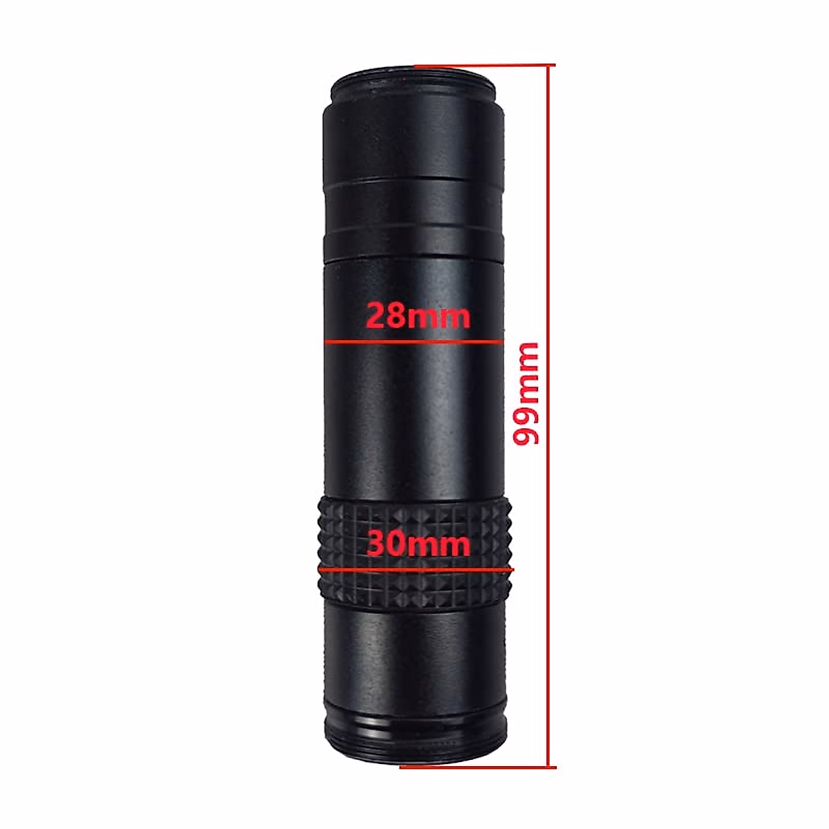 Adjustable Microscope Arm 130x Zoom C Mount Lens Camera Light, 48MP 4K 1080P HDMI USB Digital Camera Industrial Video Microscope Mount Repair Soldering Stand Clamp (48MP Microscope)