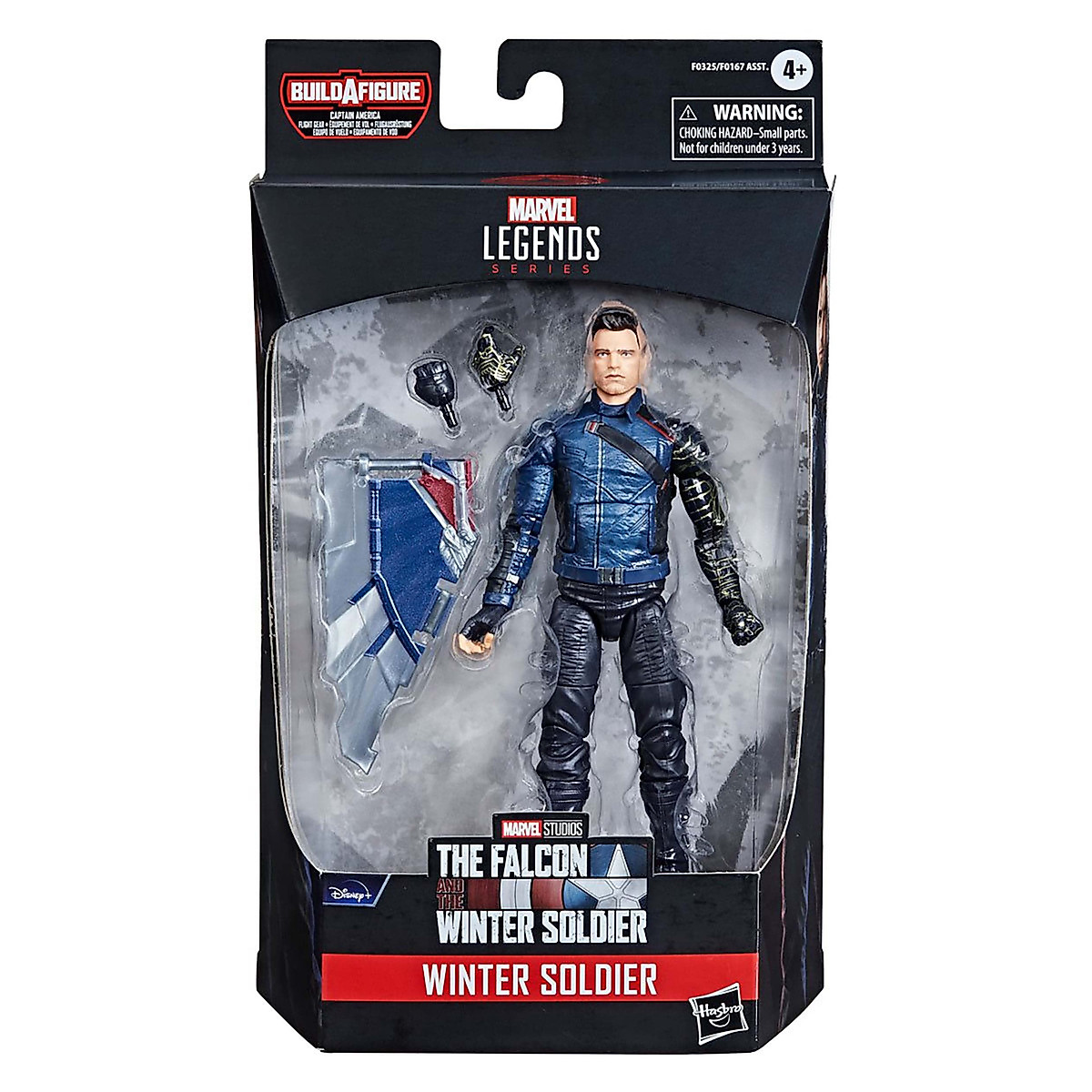 Marvel Legends Series Avengers 6-inch Action Figure Toy Winter Soldier, Premium Design and 2 Accessories, for Kids Age 4 and Up