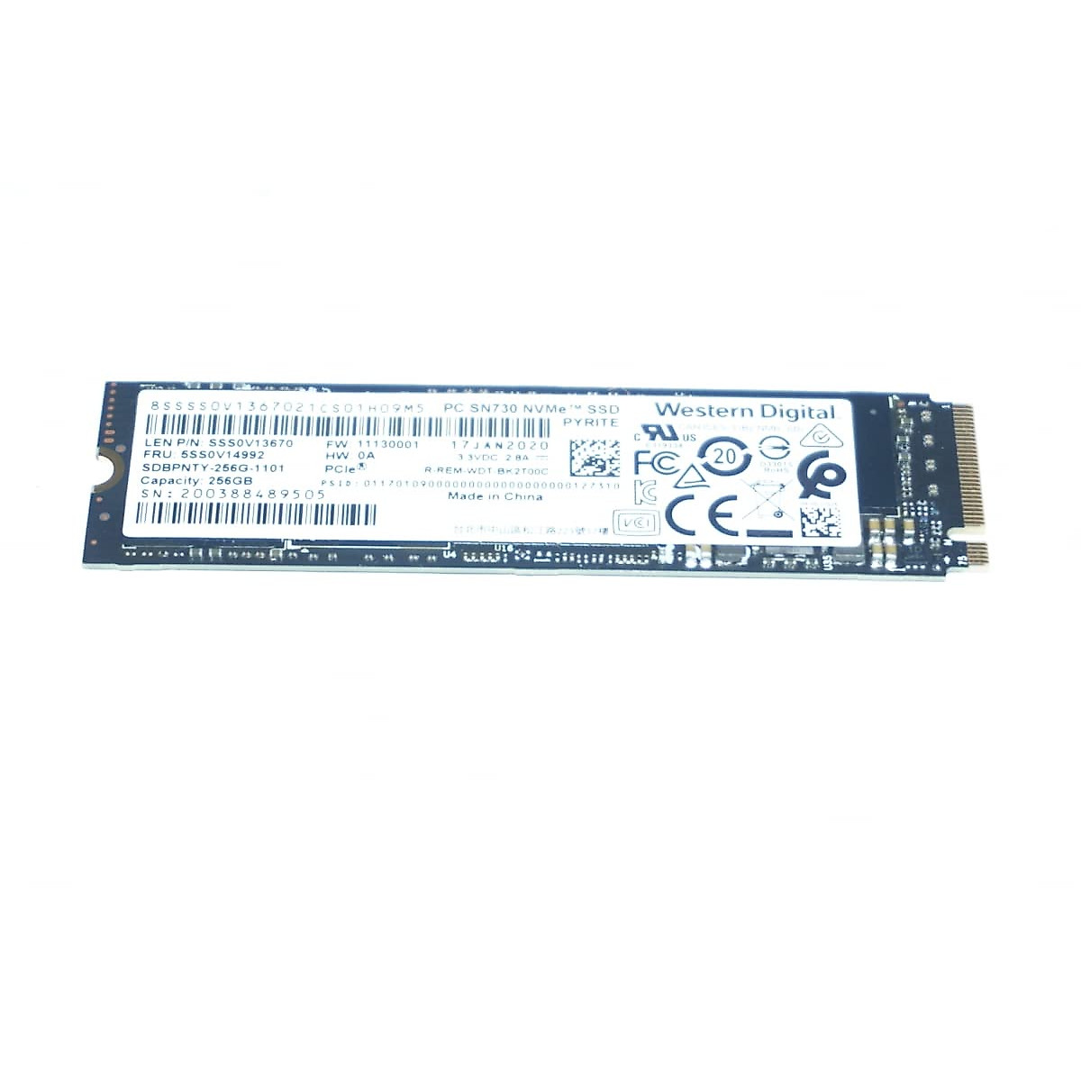 FMB-I Compatible with 5SS0V14992 Replacement for 256G M.2 PCIe SSD Drive 81Q6004MUS Legion Y545