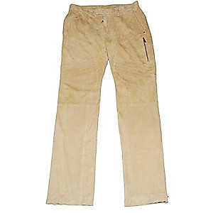 Ralph Lauren Polo Black Label Mens Suede Leather Pants Brown Tan 34/34 $1,495