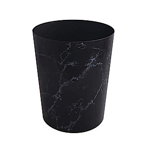 Wastecan, Black Marble 5 Gallon