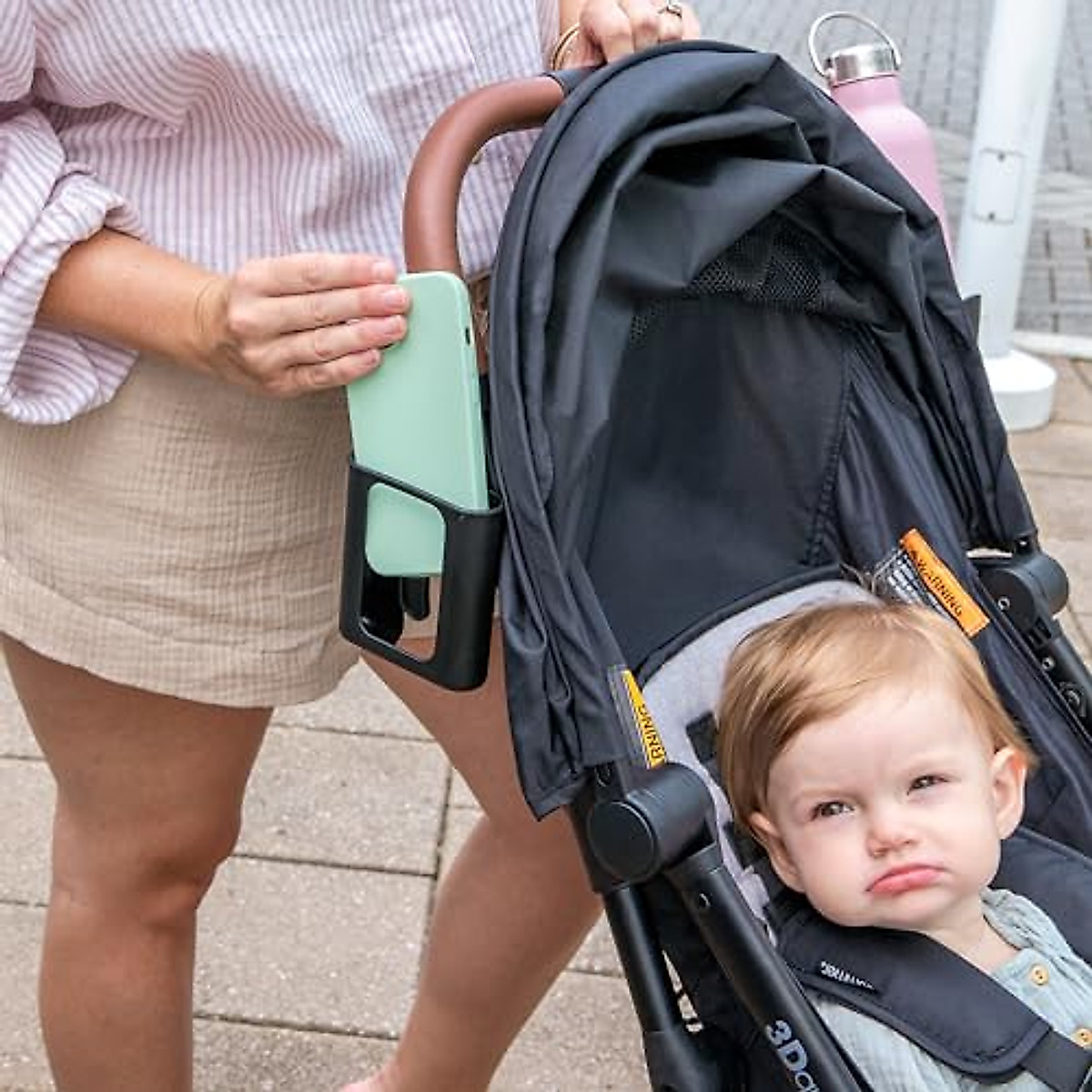 Summer by Ingenuity 3Dquickclose CS+ Compact Fold Stroller, Car-Seat Compatible, Lightweight Stroller with Oversized Canopy, Extra-Large Storage