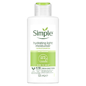 Simple Moisturiser Hydrating Light, 125 ml
