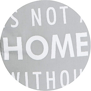 Pavilion Gift Company 72155 Cat Door Stopper, 5 by 6-Inch, Grey, White