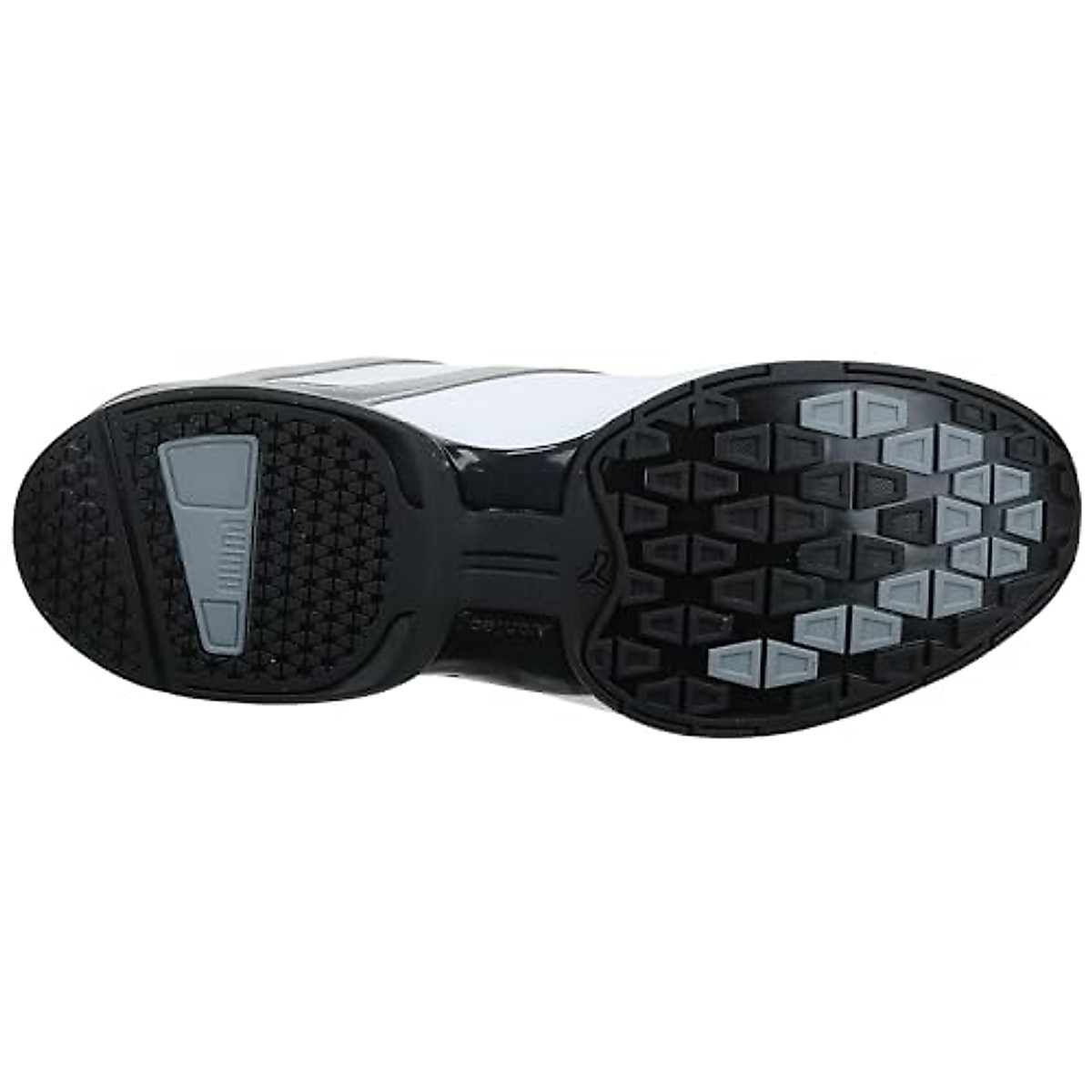 PUMA Men's TAZON 6 FM Cross Training Sneaker, Puma White-Puma Silver-Puma Black, 7