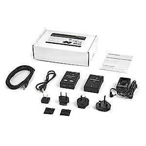 StarTech.com 4-Port USB 2.0 Extender - 130ft (40m) USB Over Cat5/Cat6 Extender - Compact USB 2.0 Over Ethernet Extender, TAA (USB2004EXTV)