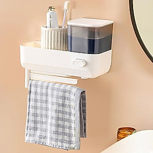 XUZHID Storage Rack,Multifunctional Sink Organiser Kitchen Soap Dispenser and Storage Rack with Drainage Systems Dishwashing Liquid Holder