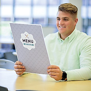 Fellowes Hot Laminating Pouches, 3 Mil, Menu Size, 50 Per Pack (52013)